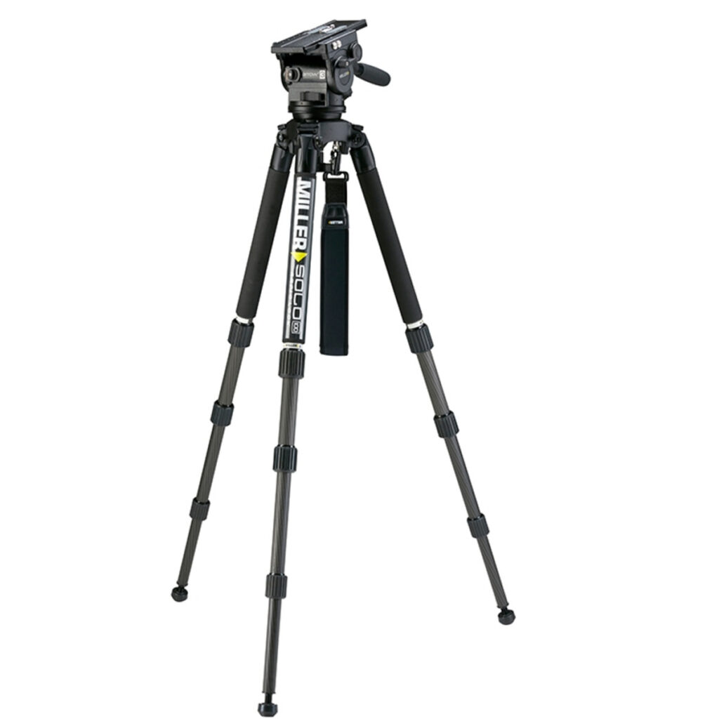 Miller ArrowX 3 Solo 100 3 Stage Carbon Fibre Tripod System – TecArt