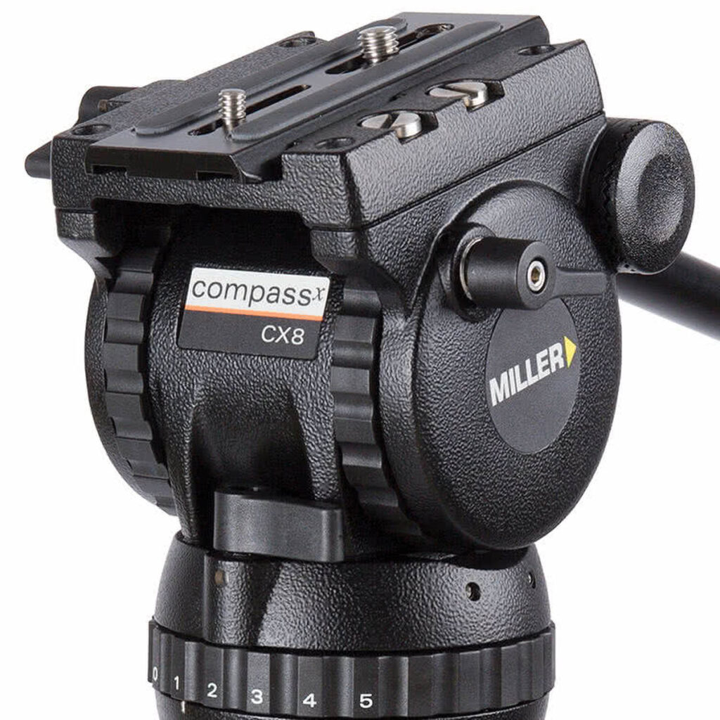Miller CiNX 7 HDC 150 1 Stage Alloy Tripod System With Ground Level ...
