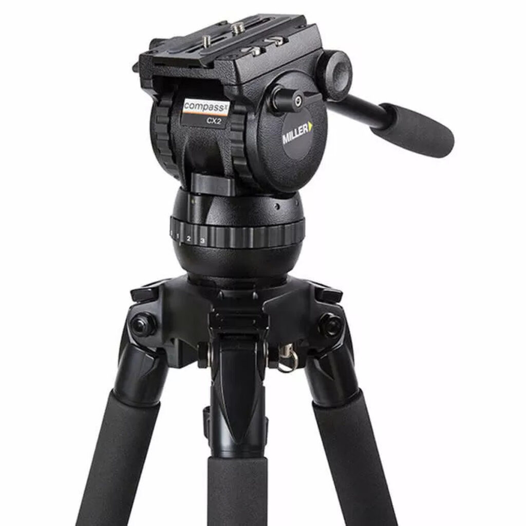 Miller CompassX CX8 Solo 75 3-Stage Carbon Fibre Tripod System – TecArt