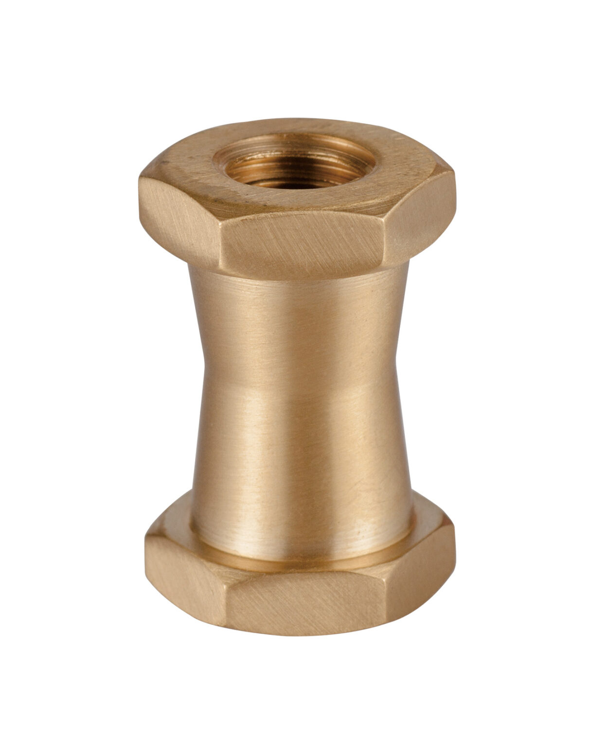 Ercole M11-003A Spigot Brass Hex 1/4″ -20 & 3/8″-16 female threads – TecArt